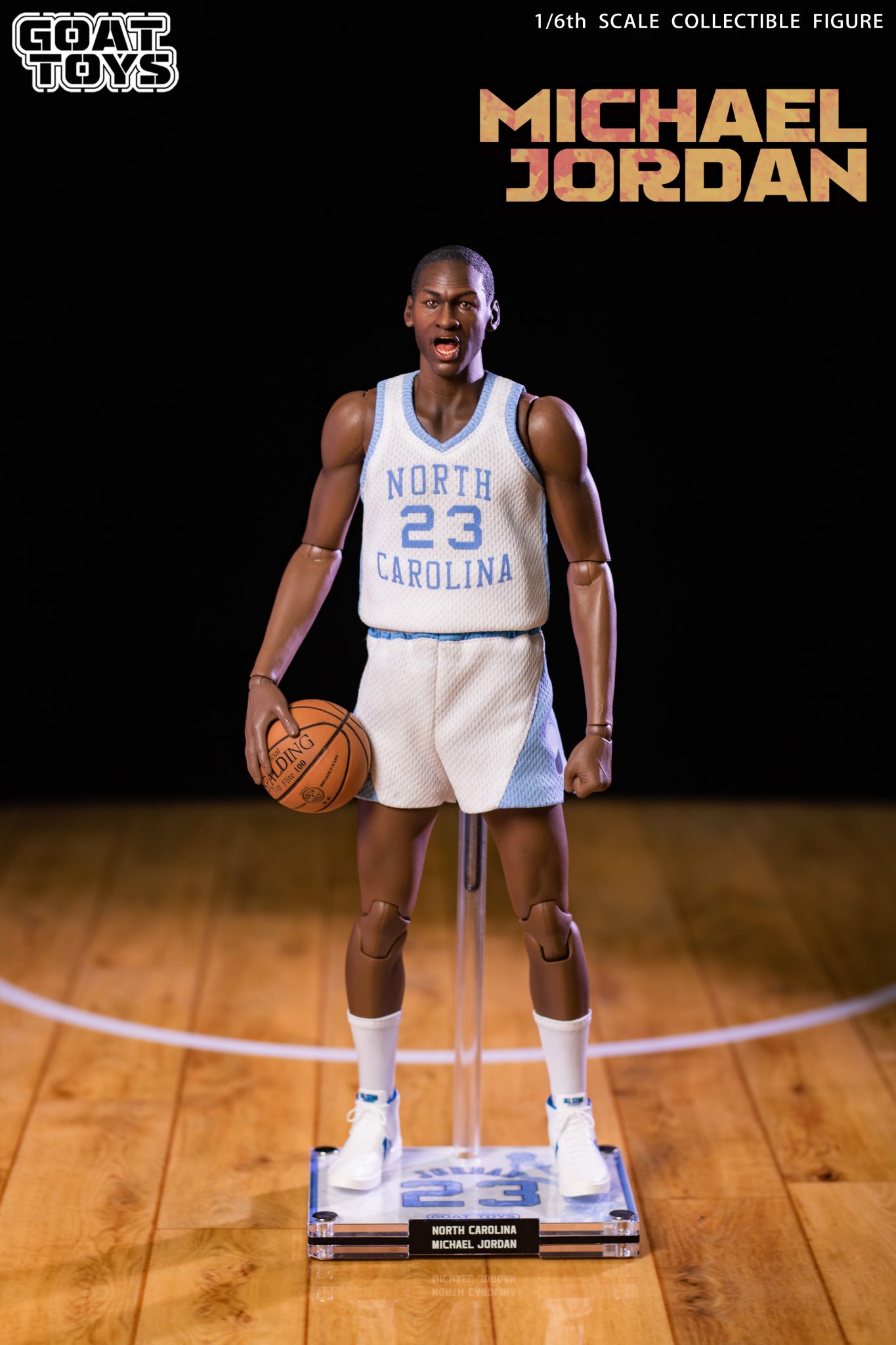 Goat Toys North Carolina Jordan Action Figure | two heads – hightoys365